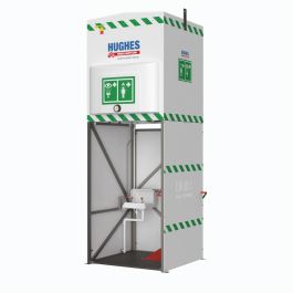 Emergency Safety Shower with a Jacketed 1500L Overhead Tank