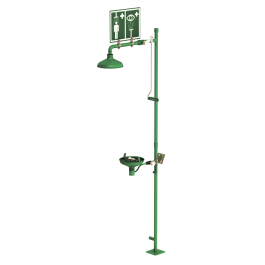 Laboratory Shower with Eye/Face Wash - Hughes Safety Showers