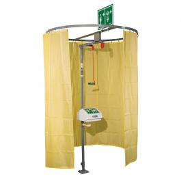 Modesty Curtain for Safety Shower - Hughes Safety Showers