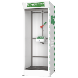 Emergency Cubicle Decontamination Shower with Eye Face Wash