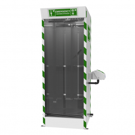 Emergency Cubicle Decontamination Shower with Eye Face Wash