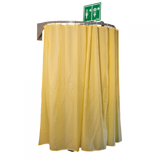 Modesty Curtain for Safety Shower - Hughes Safety Showers
