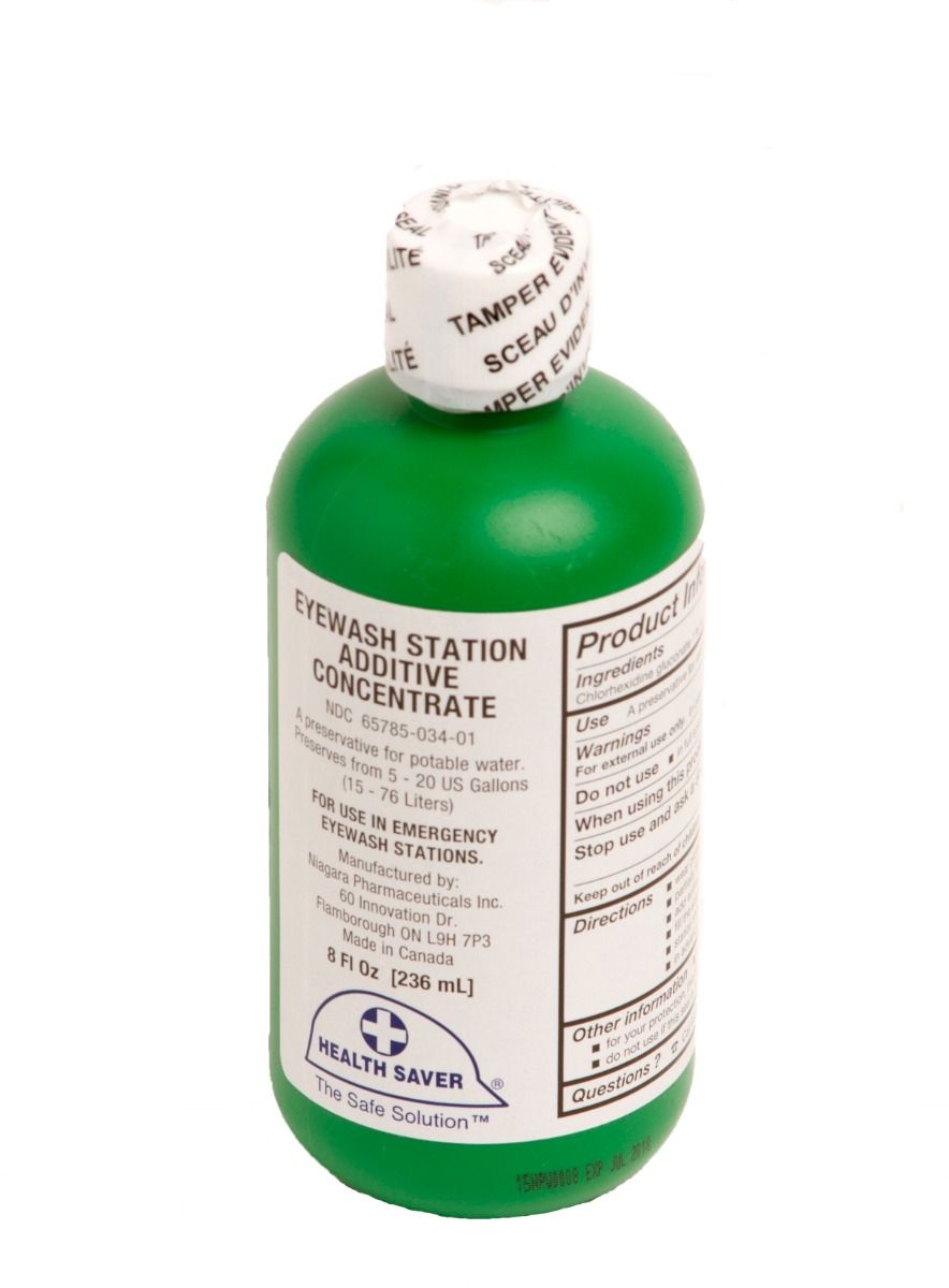 Water Preservative for Self-Contained Eye Wash Units