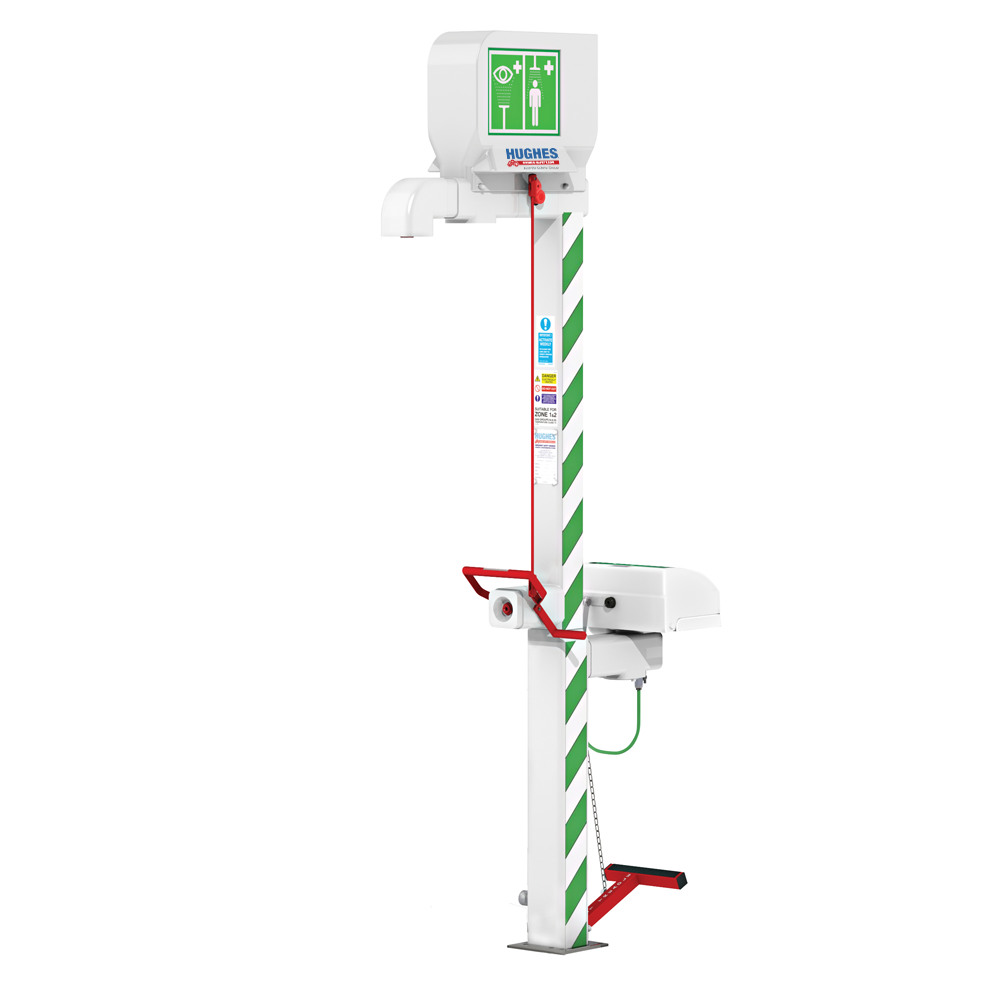 Heated Shower, Eye Wash, Body Spray & Handheld Eye Bath