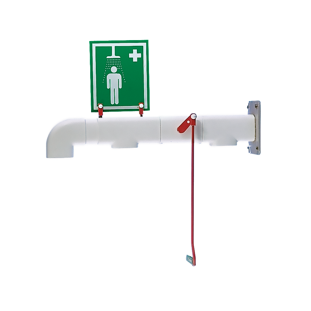 Jacketed Wall Mounted Safety Shower